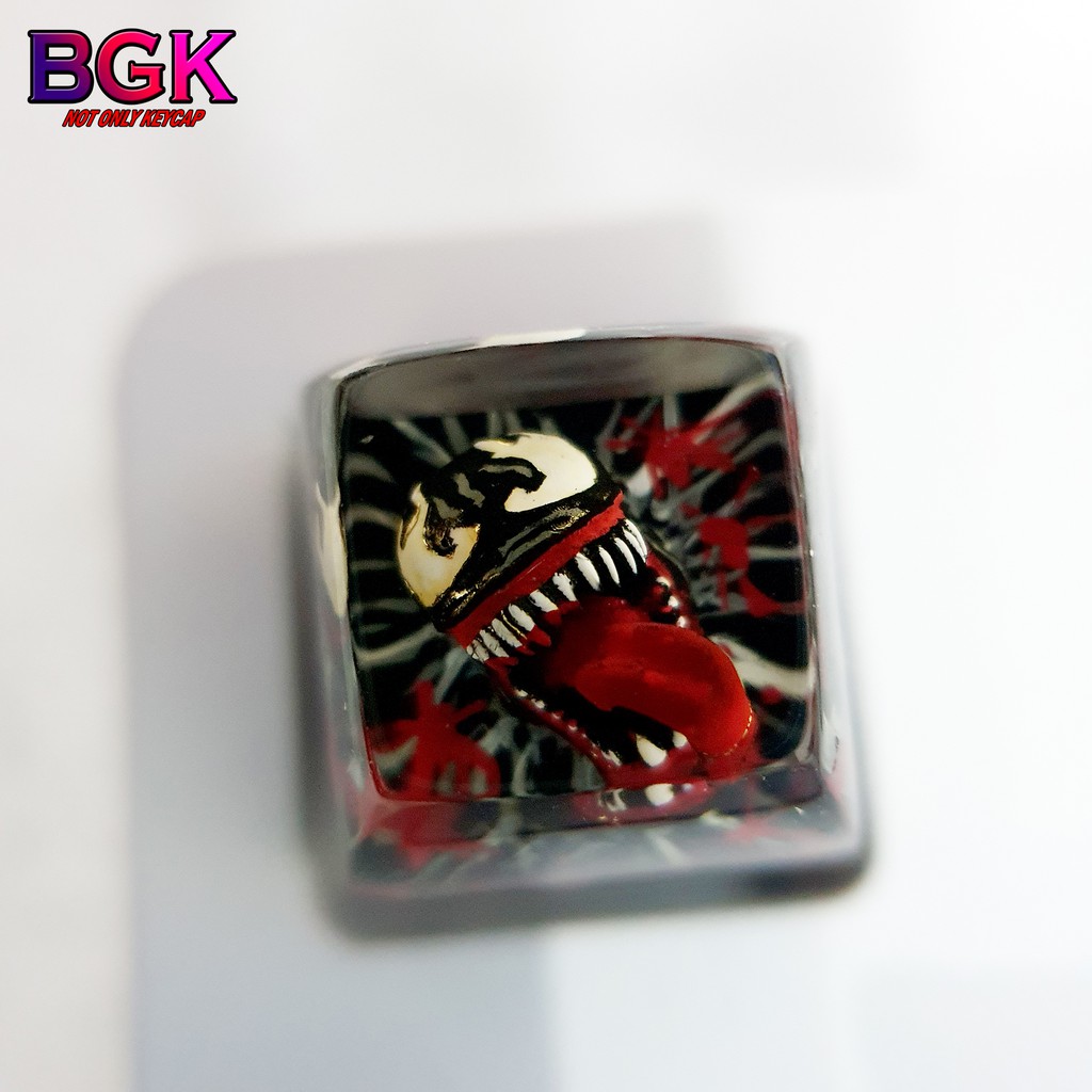 Very Beautiful Venom Marvel Retail Keycap SA Profile (Unique resin Keycap