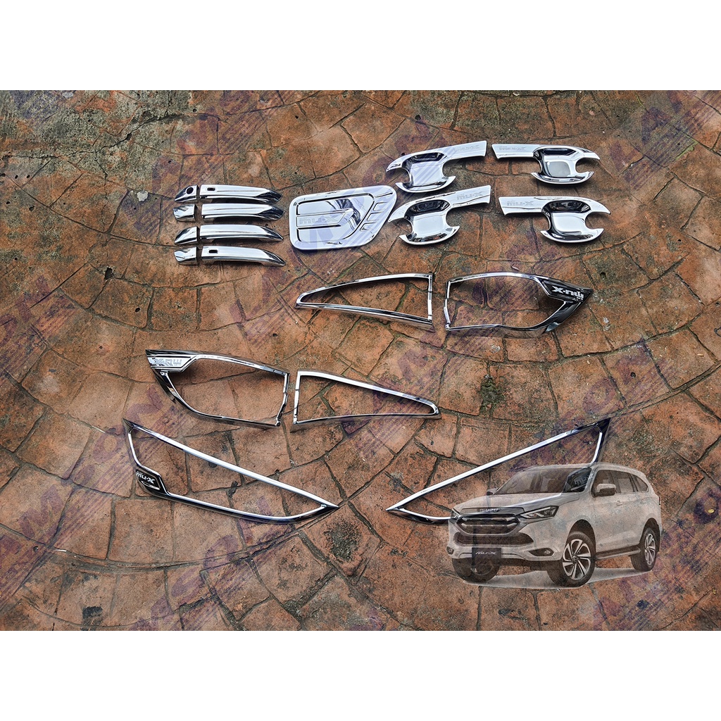 Isuzu MU-X MUX 2nd Generation 2022 - 2024 Chrome Garnish Combo | Shopee ...