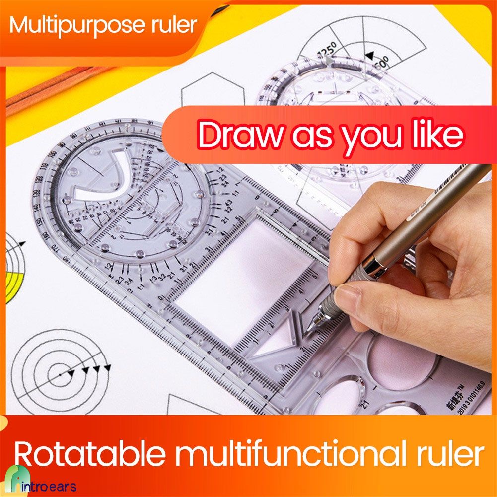 Multifunctional drawing icon ruler mathematics geometry measurement ...