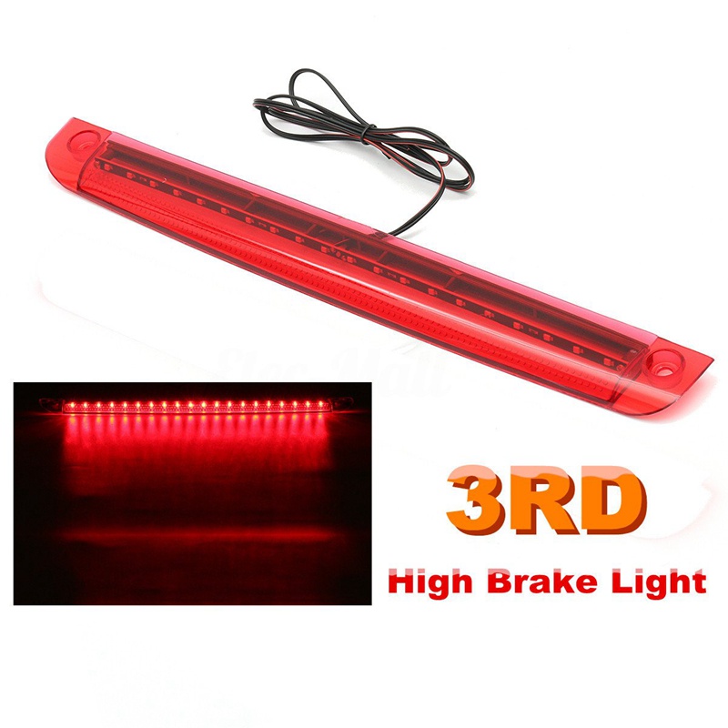 Universal Car Motorcycle Red 12V 20 LED 3RD High Mount Brake Tail Stop ...
