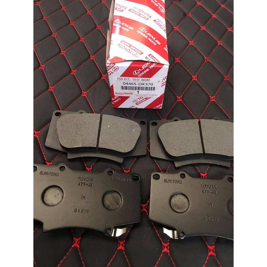 BRAKE PAD FA 04465-0K090/04465-0K370 TOYOTA FORTUNER 2016-2020, TOYOTA ...
