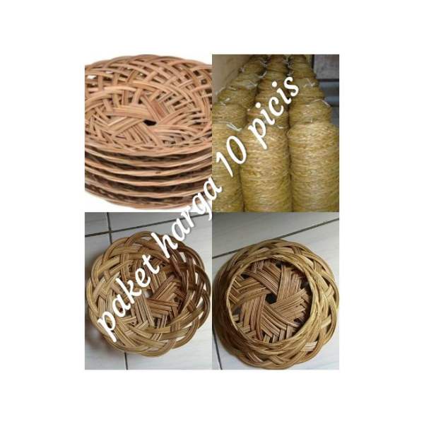 10pcis Package Of Stick Plates. Woven Plates. Simple Celebration Plates ...