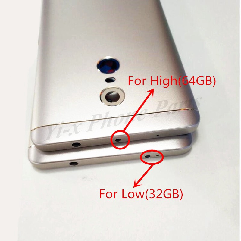 For Xiaomi Redmi Note 4X Note4X 32GB 64GB Back Battery Cover Door Housing | Shopee Philippines