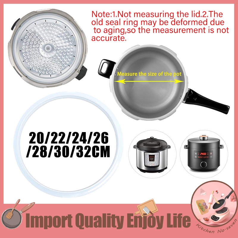 【High Quality】White Silicone Pressure Cooker Rubber Gasket Pressure ...