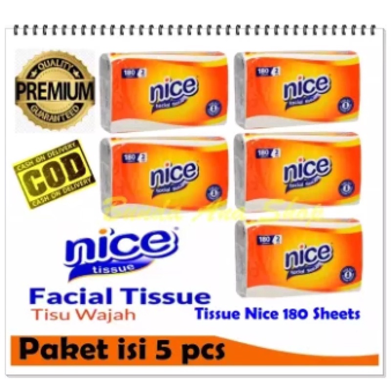 Tissue nice Facial Tissue 180 Sheets 2ply | Shopee Philippines