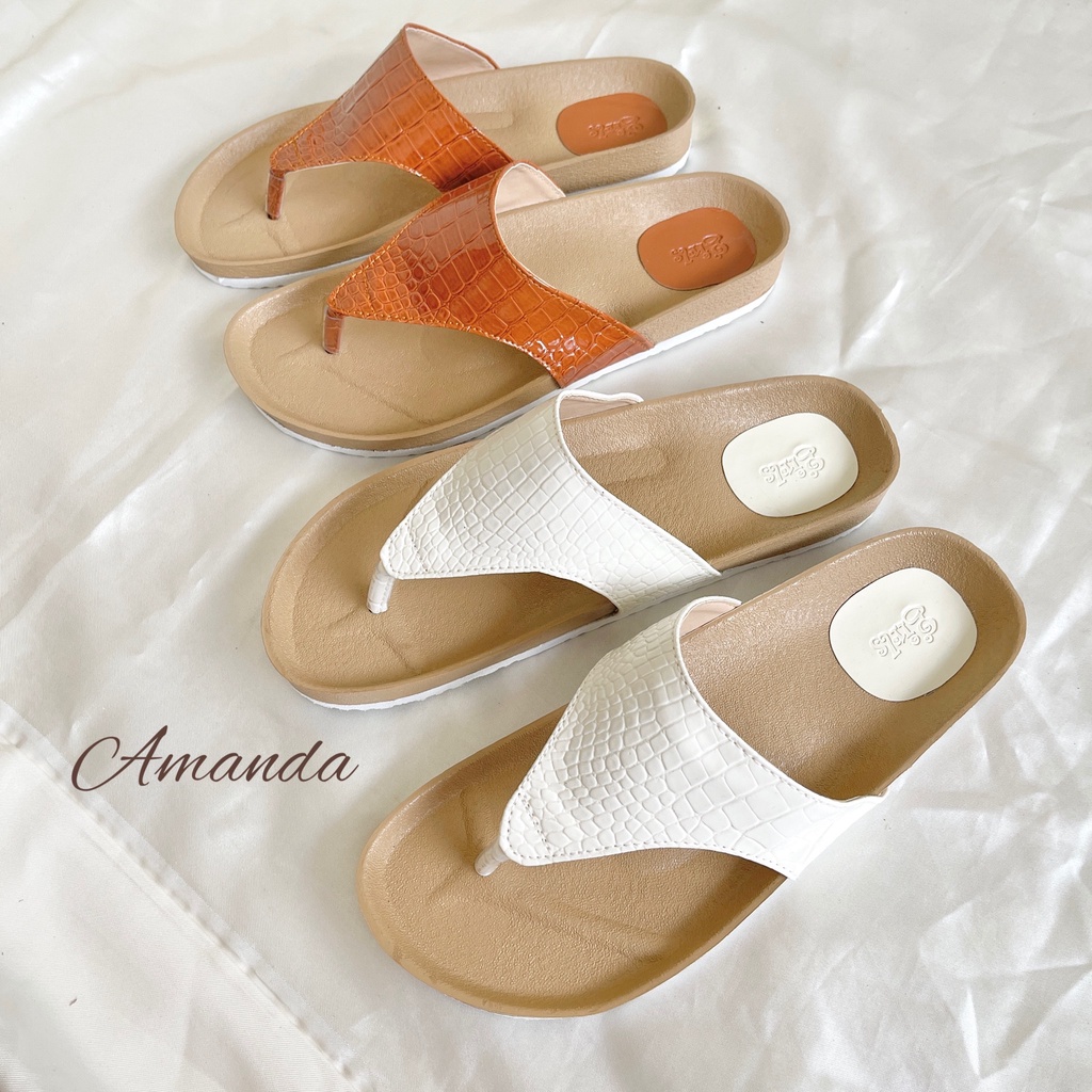 Amanda Fashion Slides | Shopee Philippines
