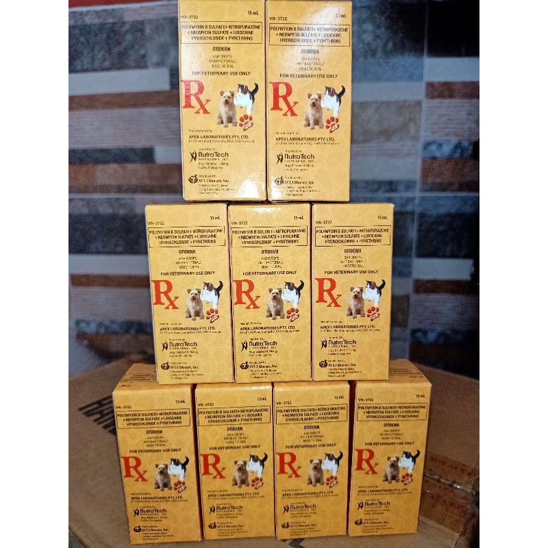 Otiderm ear drops for pet | Shopee Philippines