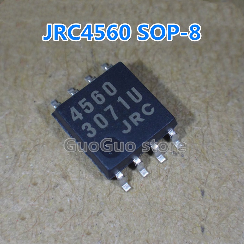 10pcs JRC4560 SOP-8 NJM4560M 4560 4560M NJM4560 SOP8 SMD Dual Op Amp Amplifier IC new original ...
