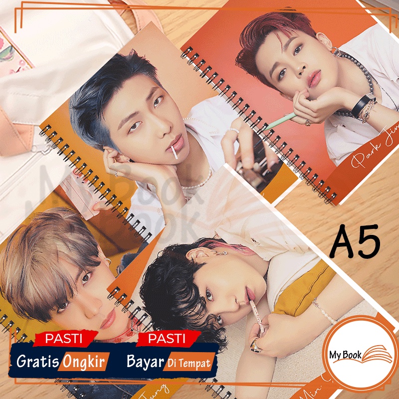 Notebook Binder Notebook A5 Note Book Paper Kpop BTS Jungkook Taehyung ...
