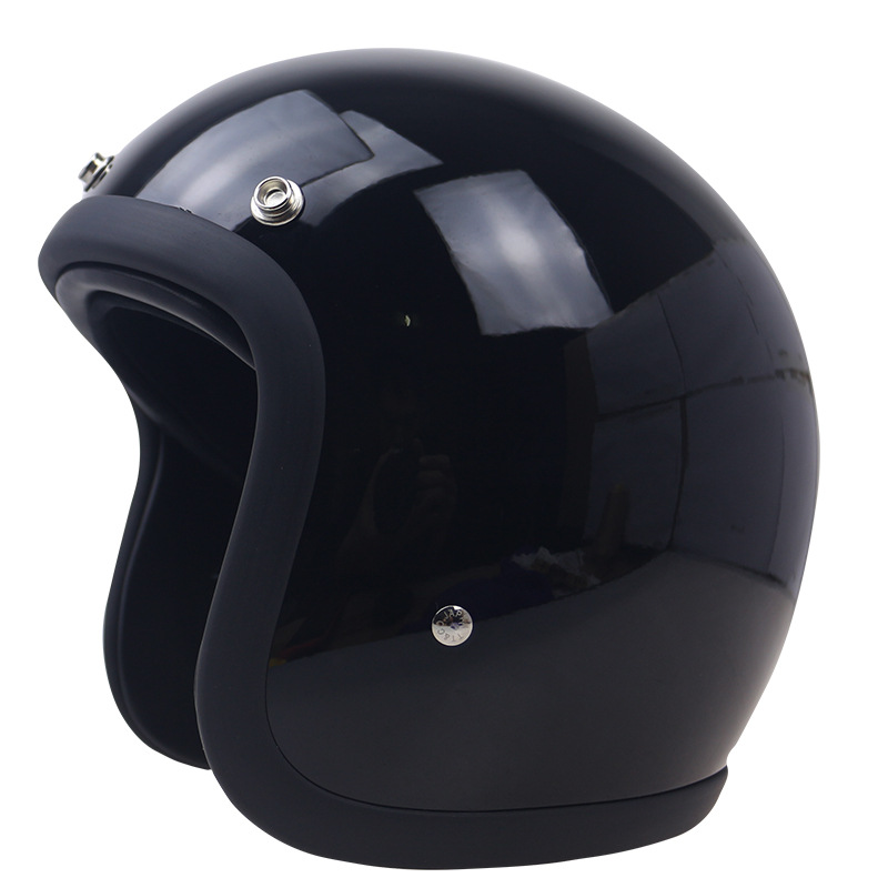 TT&CO 500TX Helmet Japan 3/4 Open Face Helmet FRP Harley Retro Helmet ...