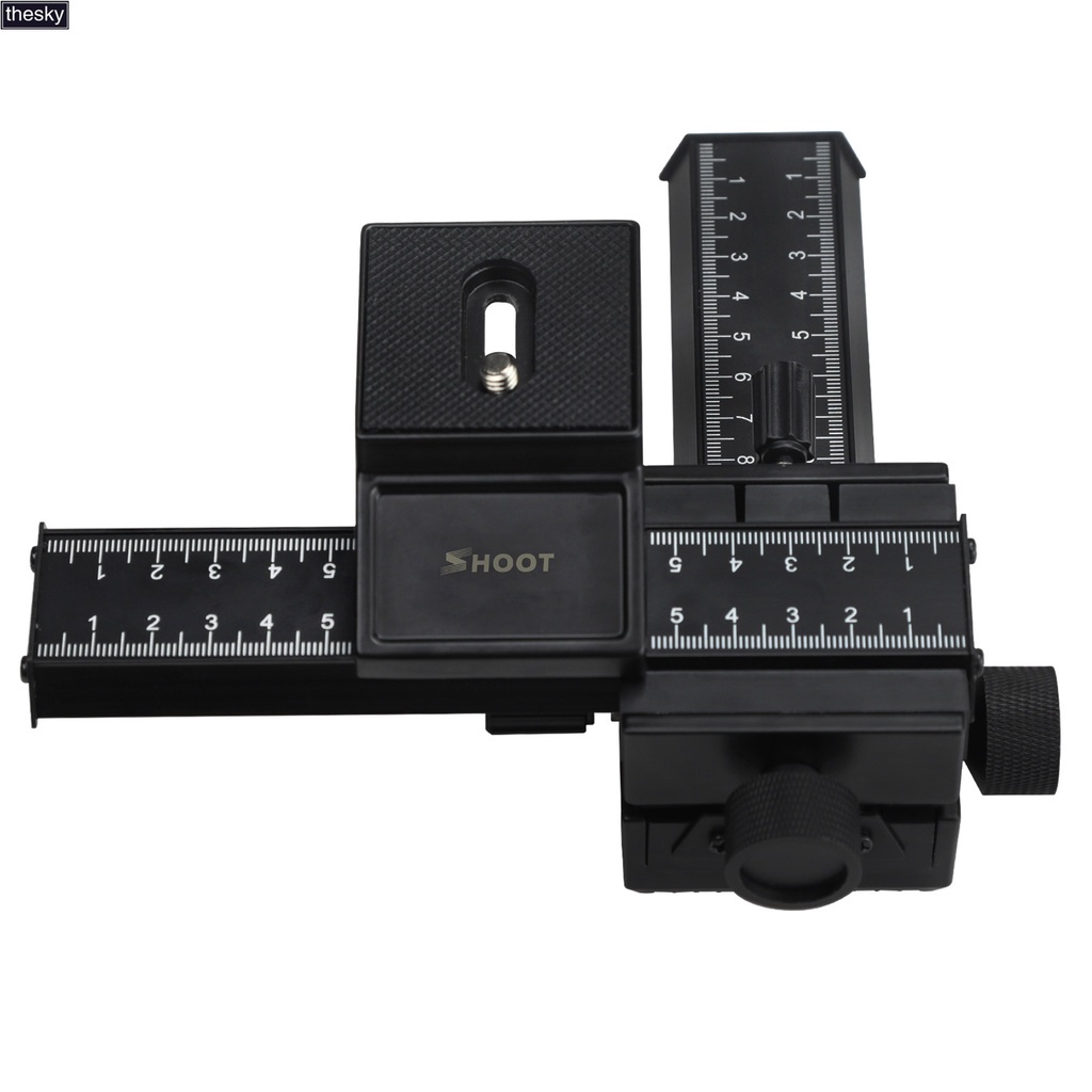 4-Way Macro Focusing Focus Rail Slider / Close-Up Shooting Rail Slider ...