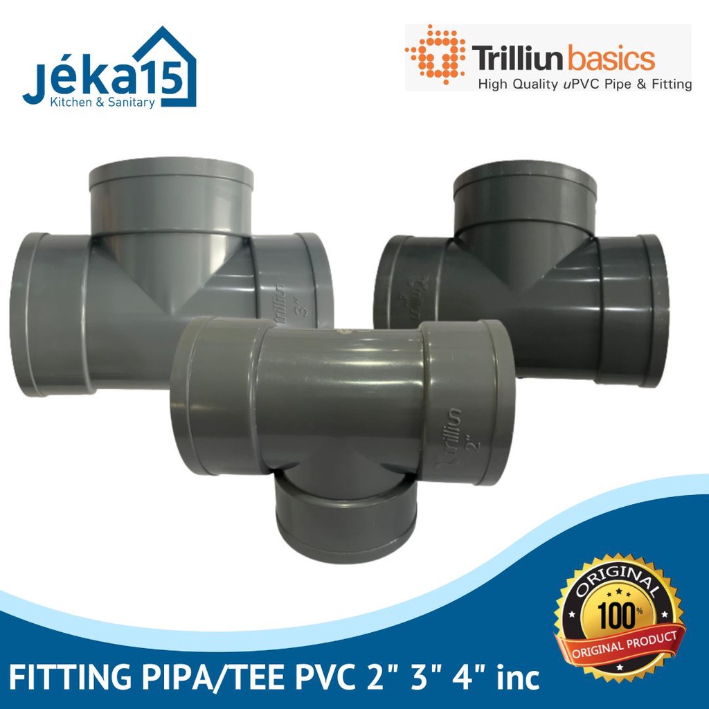 Tee DV uPVC 2" 3" 4" inch | Trillion Best TEE | T PVC | Pipe Fittings ...