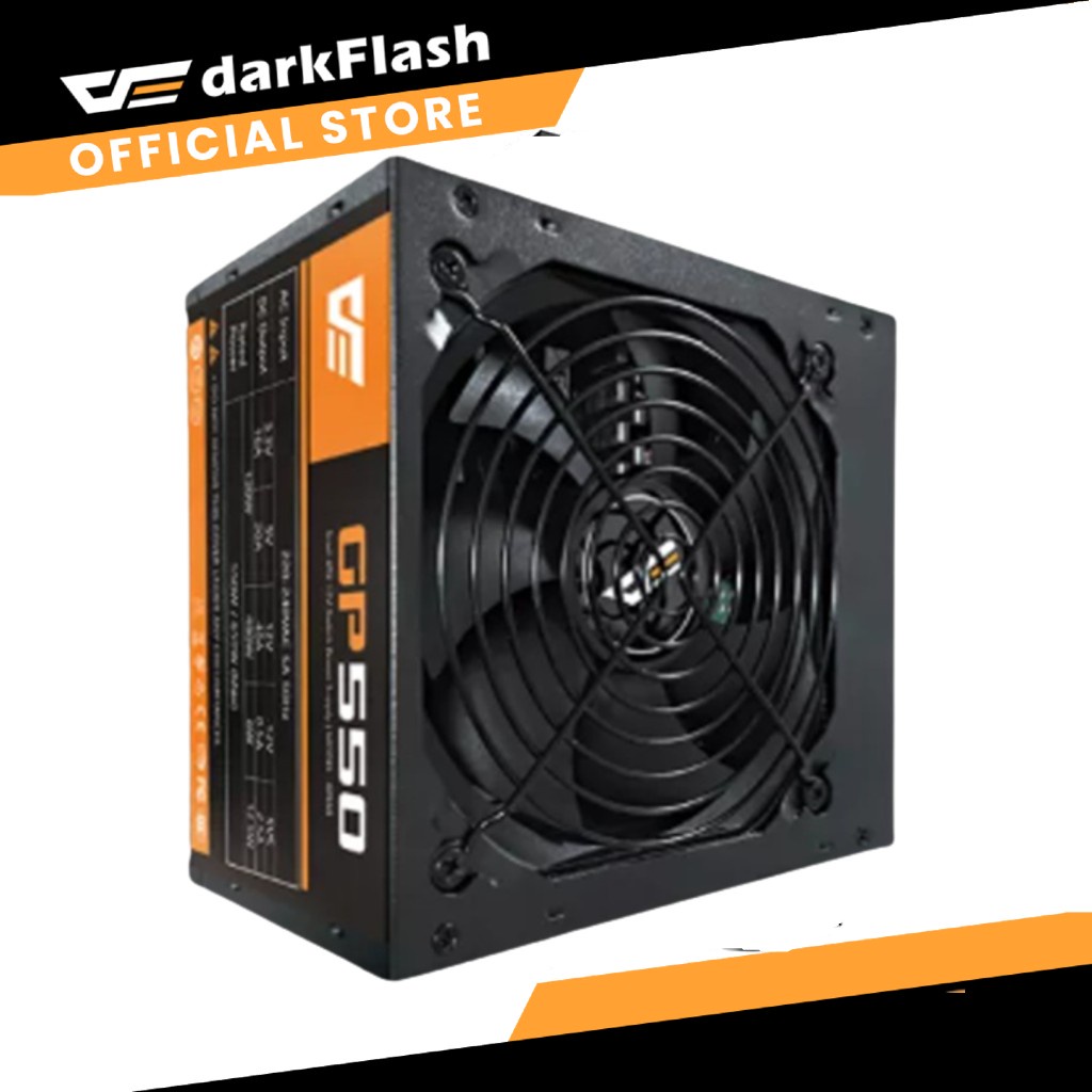 darkFlash GP550 550W 80+ Certified Bronze ATX Power Supply | Shopee ...