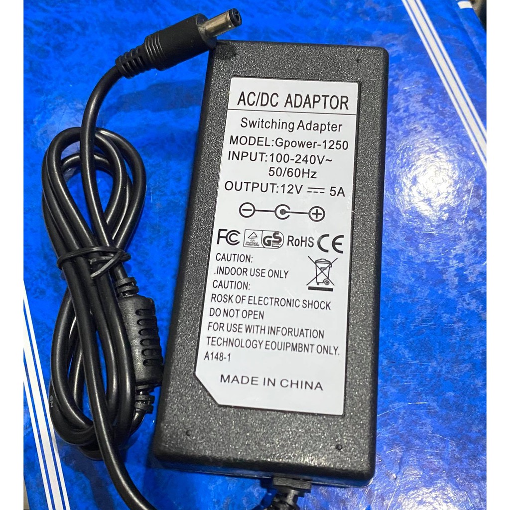 60watts 5A AND 36W 3A 12v adapter power supply for led lights, cctv and ...