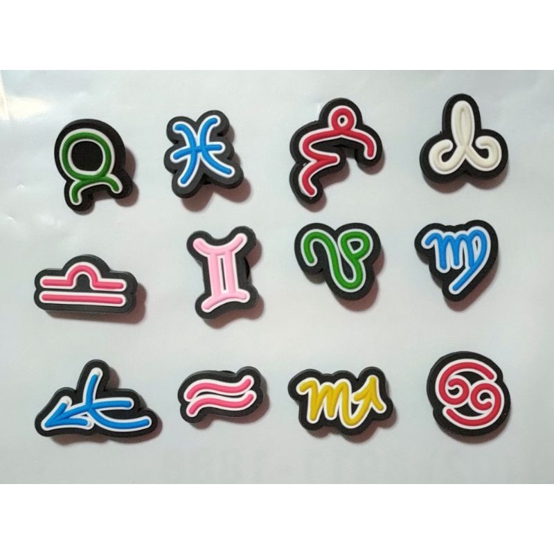 Zodiac Sign shoe charms/Jibbitz for clogs | Shopee Philippines