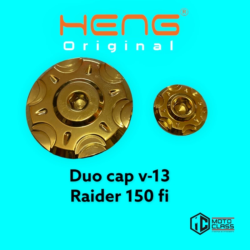 HENG DUO CAP RAIDER 150 Fi/HONDA V13 GOLD | Shopee Philippines