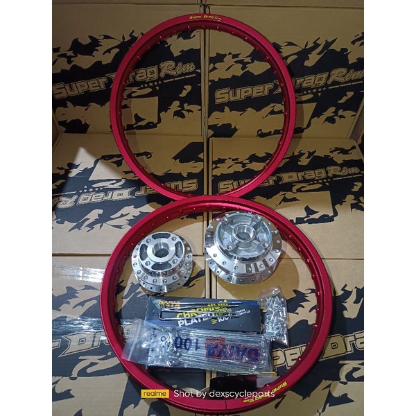 RIM SET FOR SNIPER MX 135 SUPER DRAG RIM (THAILAND) | Shopee Philippines