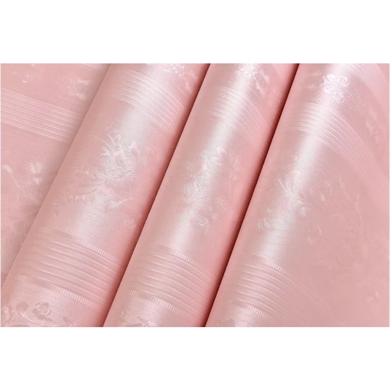 Aceking Wallpaper 2D Border Embossed Pink Wallpaper Sticker 45cmX10m ...