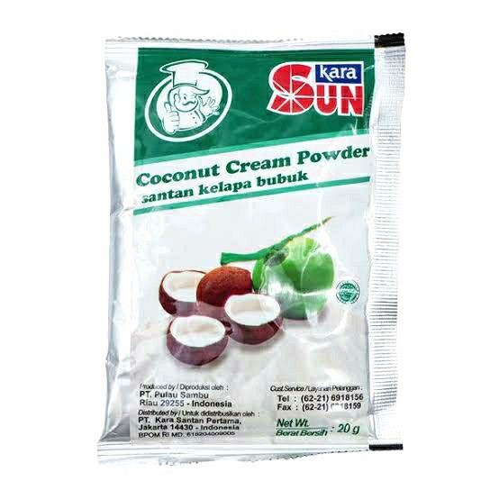 SUN KARA COCONUT CREAM POWDER 20 gr (COCONUT milk POWDER) pcs | Shopee ...