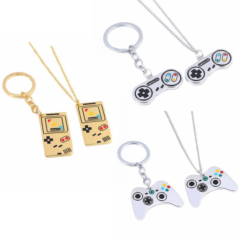 Video Game Handle Keychain Creative Metal Console Steering Wheel ...