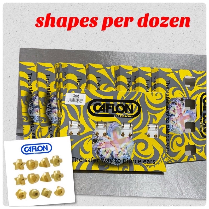 Original Caflon Shapes Gold Assorted 3mm per dozen(Hypoallergenic and ...