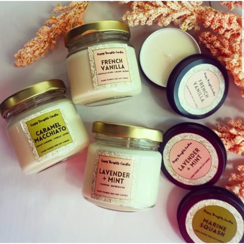 Scented Soy Candle all-natural Aromatherapy Hand poured candles 50g ...