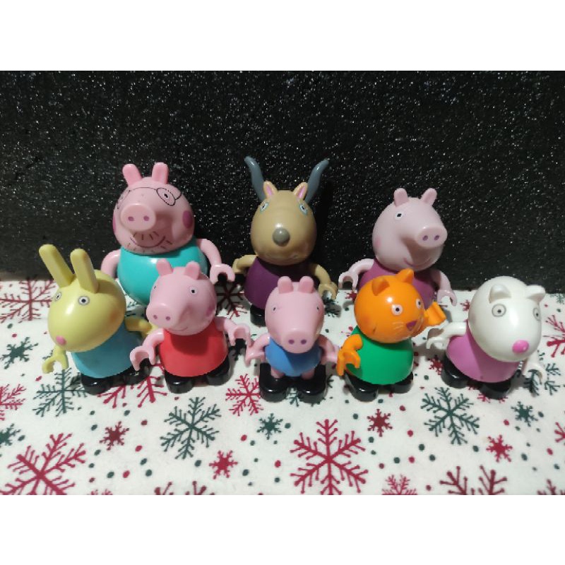 Peppa Pig Figure Set Authentic | Shopee Philippines
