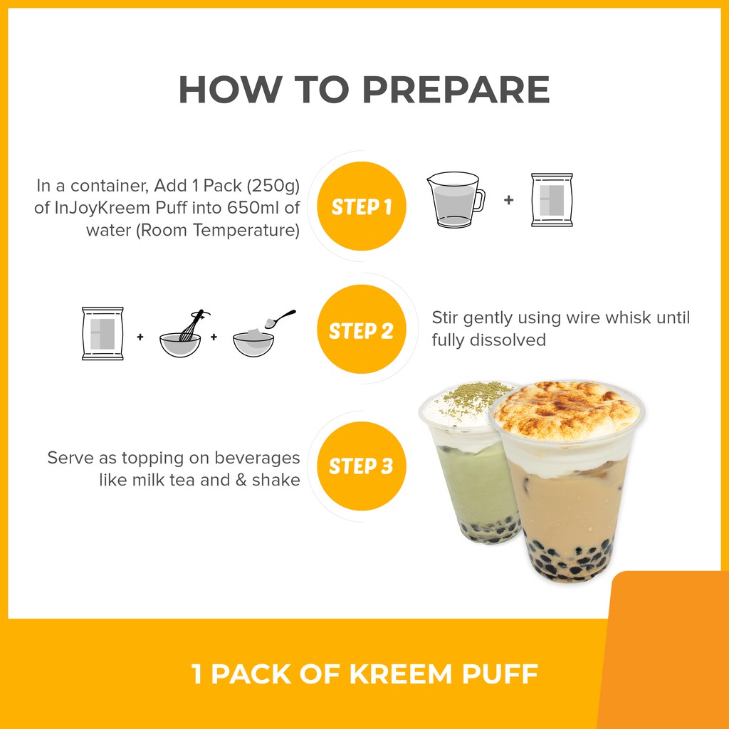 inJoy Kreem Puff Foam Floater Powder 250g | Shopee Philippines