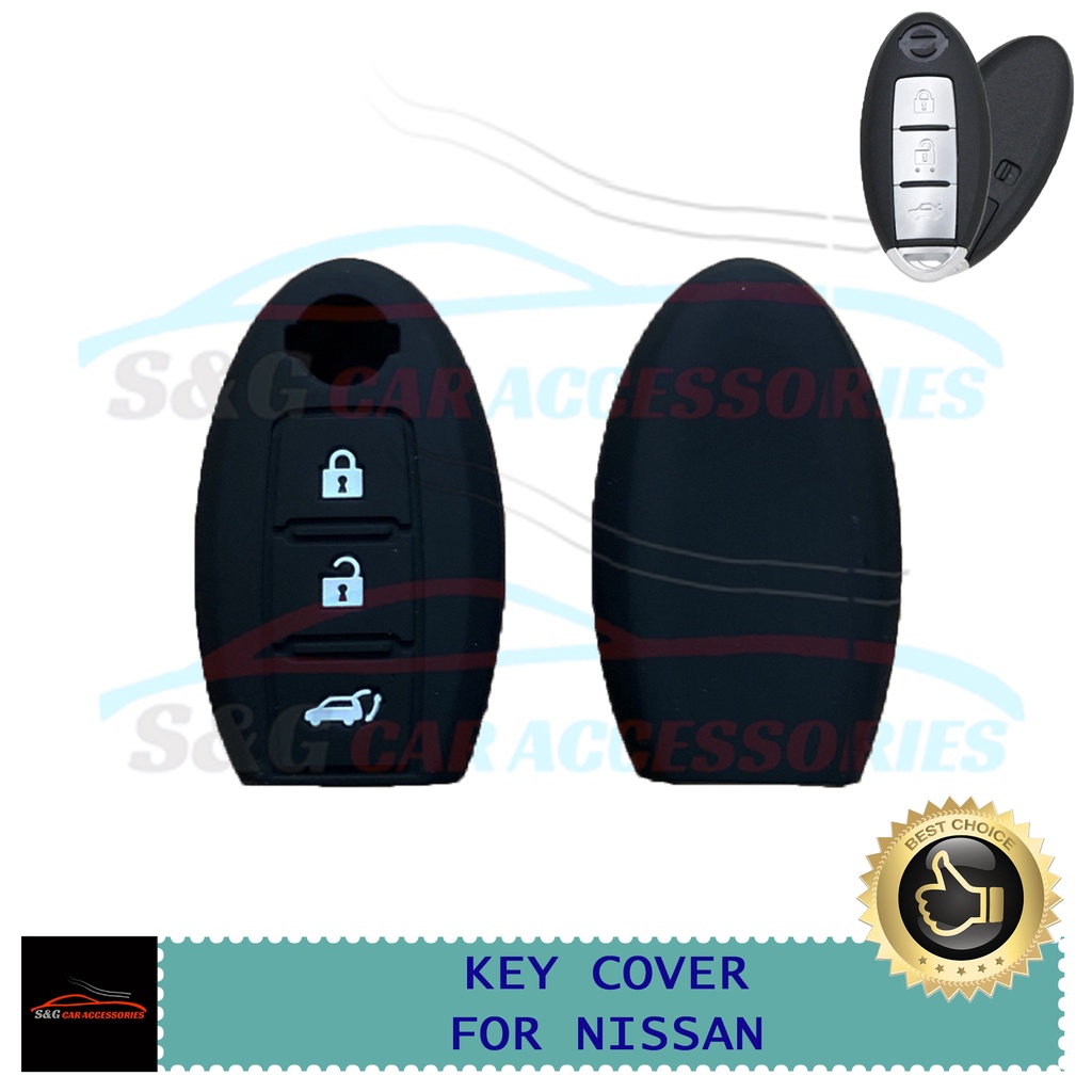 Nissan Almera / Navara 3 Buttons Silicone Key Cover | 1 piece | Shopee ...