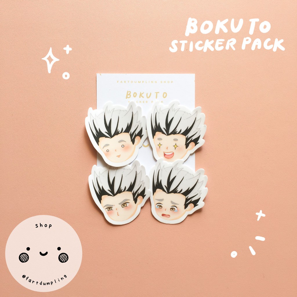 Haikyuu Bokuto sticker pack (4 pcs) | Shopee Philippines