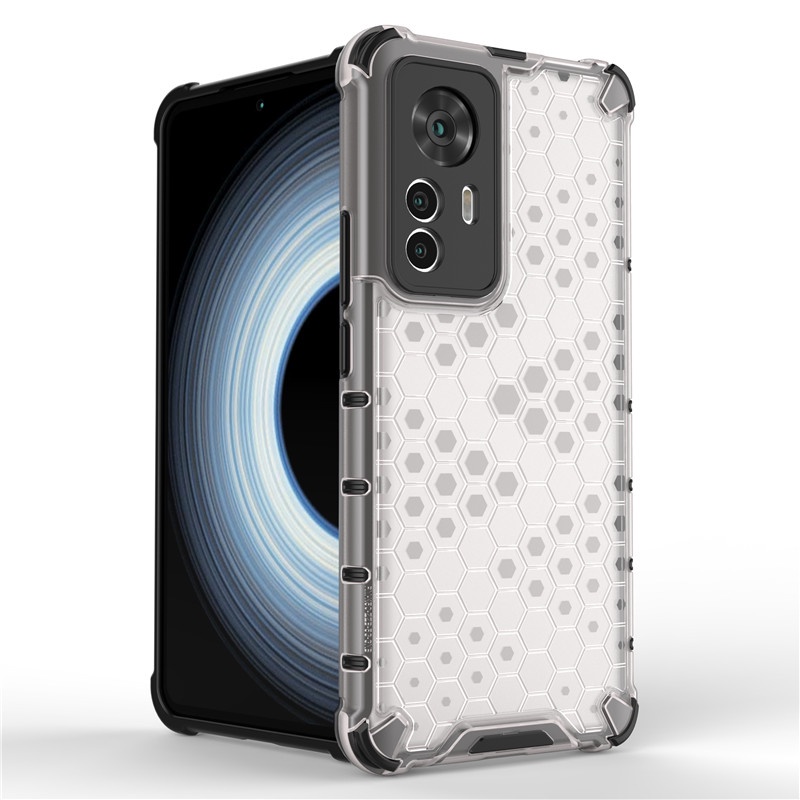 Xiaomi Mi 12T Pro Transparent Honeycomb Cellphone Cover For Xiaomi Mi ...