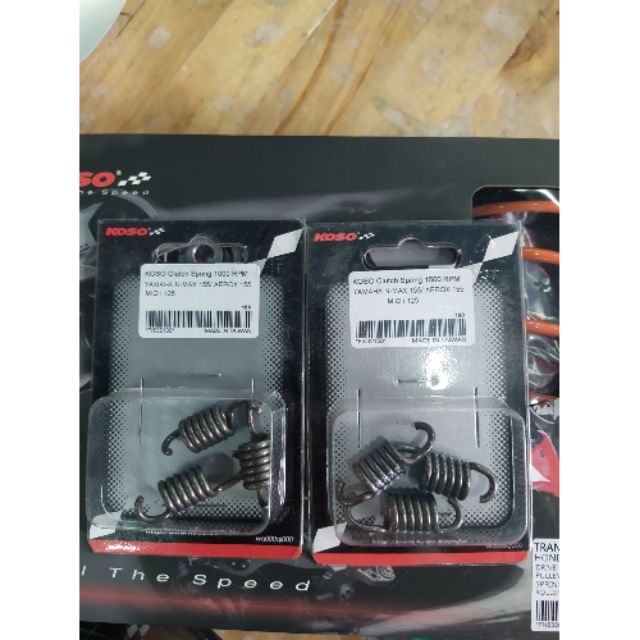 Koso Clutch Spring for mio i 125/msi125/nmax/aerox 1krpm & 1500rpm ...