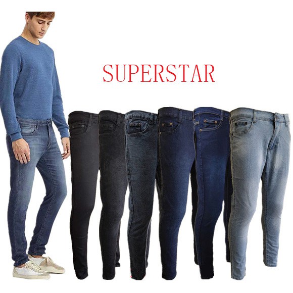 AB03 Maong pants for men 4 colors skinny jeans stretchable fashion cod ...