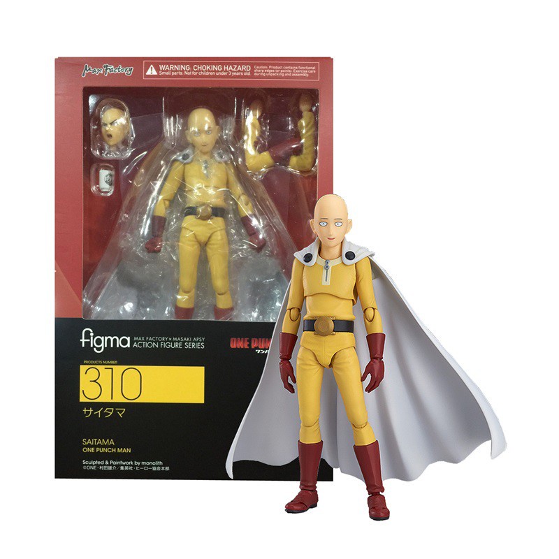 Anime Saitama One Punch Man Figma 310 PVC Action Figure Collectible ...