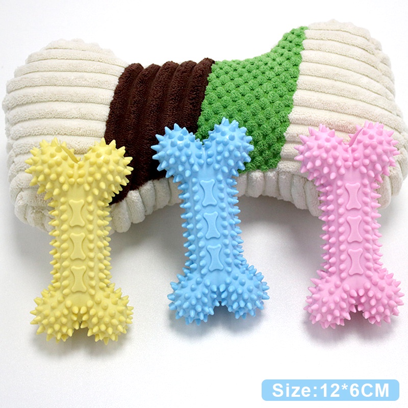 Dog Teething Toys Puppy ChewTeething Toys Resistant to Bite Bone Molar ...