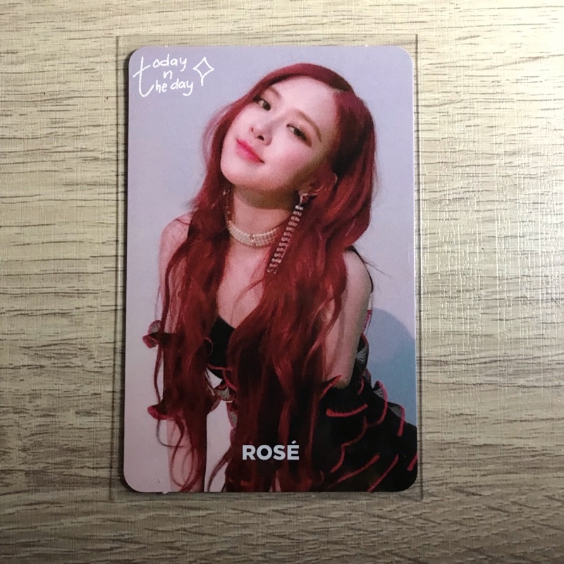 Photocard Blackpink Rose Square Up Pink Version | Shopee Philippines