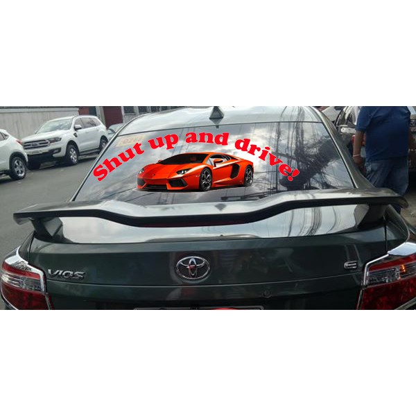 Modulo Spoiler for Toyota Vios 2013 to 2018 | Shopee Philippines