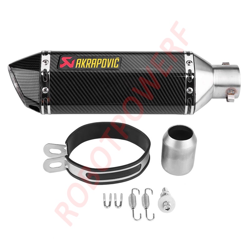 GP Universal 38-51mm Motorcycle Exhaust Pipe Locomotives Baked blue ...