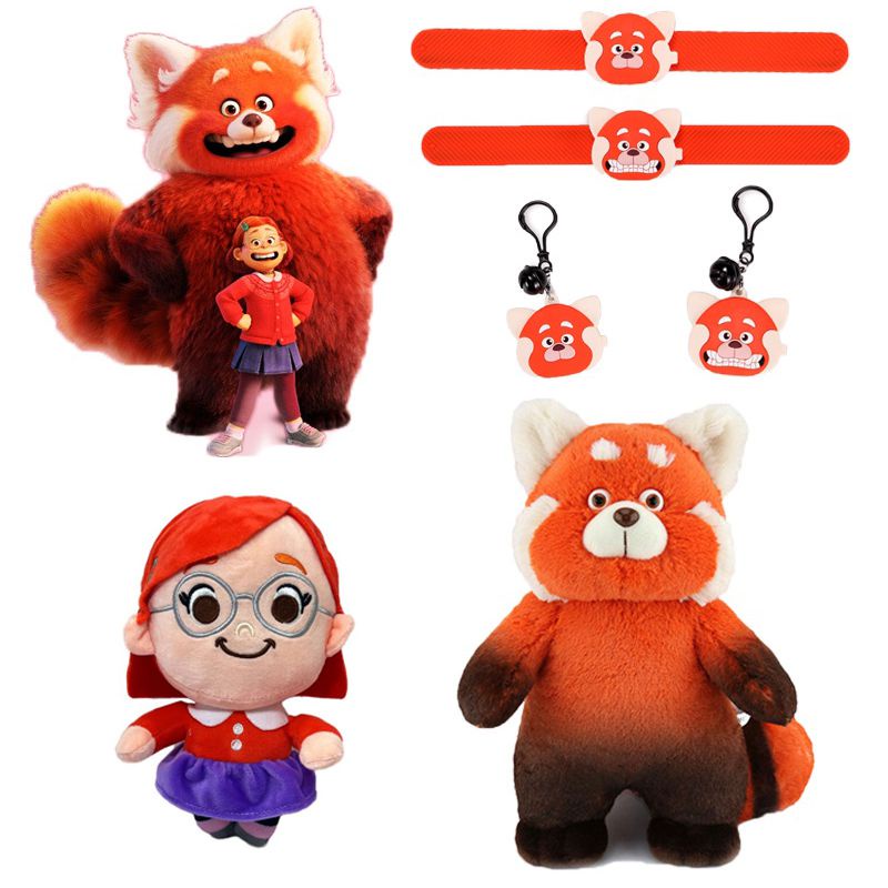 Disney 40CM Turnings Red Plush Toys Anime Cartoon Stuffed Animals Panda ...