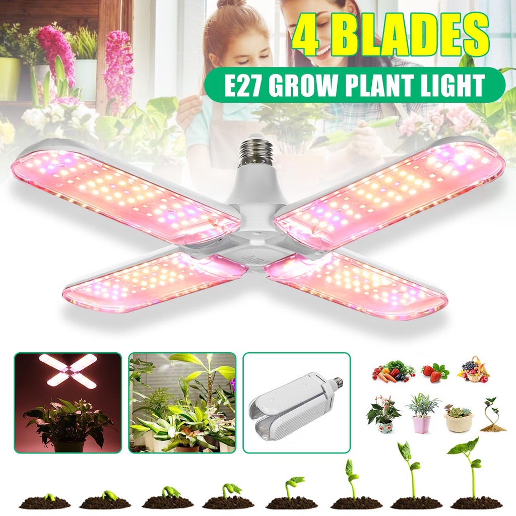 120/180/240W E26 / E27 Foldable LED Grow Lamp Indoor Grow Lights ...