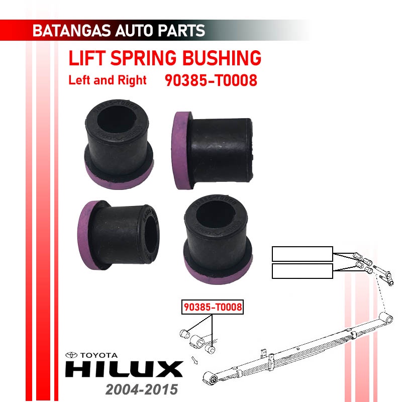 Lift Spring Bushing Toyota Hilux 2KD & 1KD 2004-2015 | Shopee Philippines