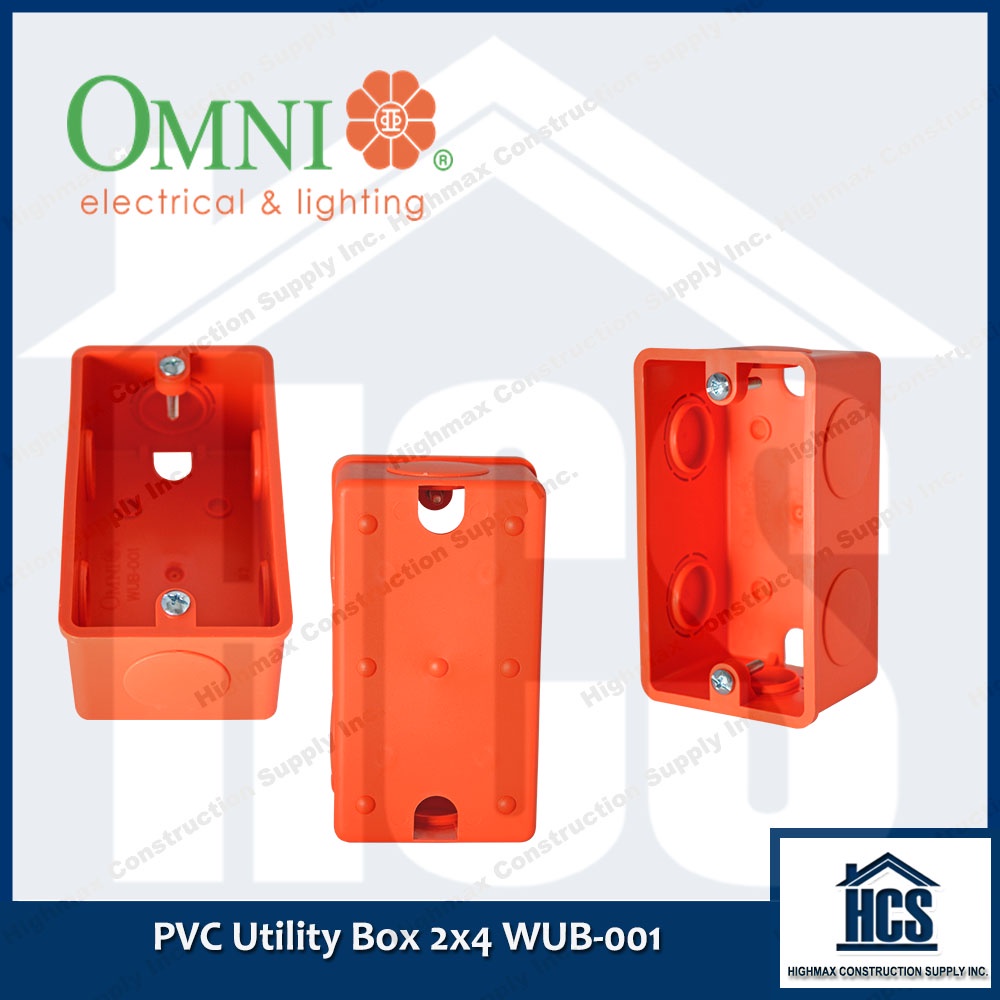 Omni PVC Utility Box 2 x 4 WUB-001 | Shopee Philippines