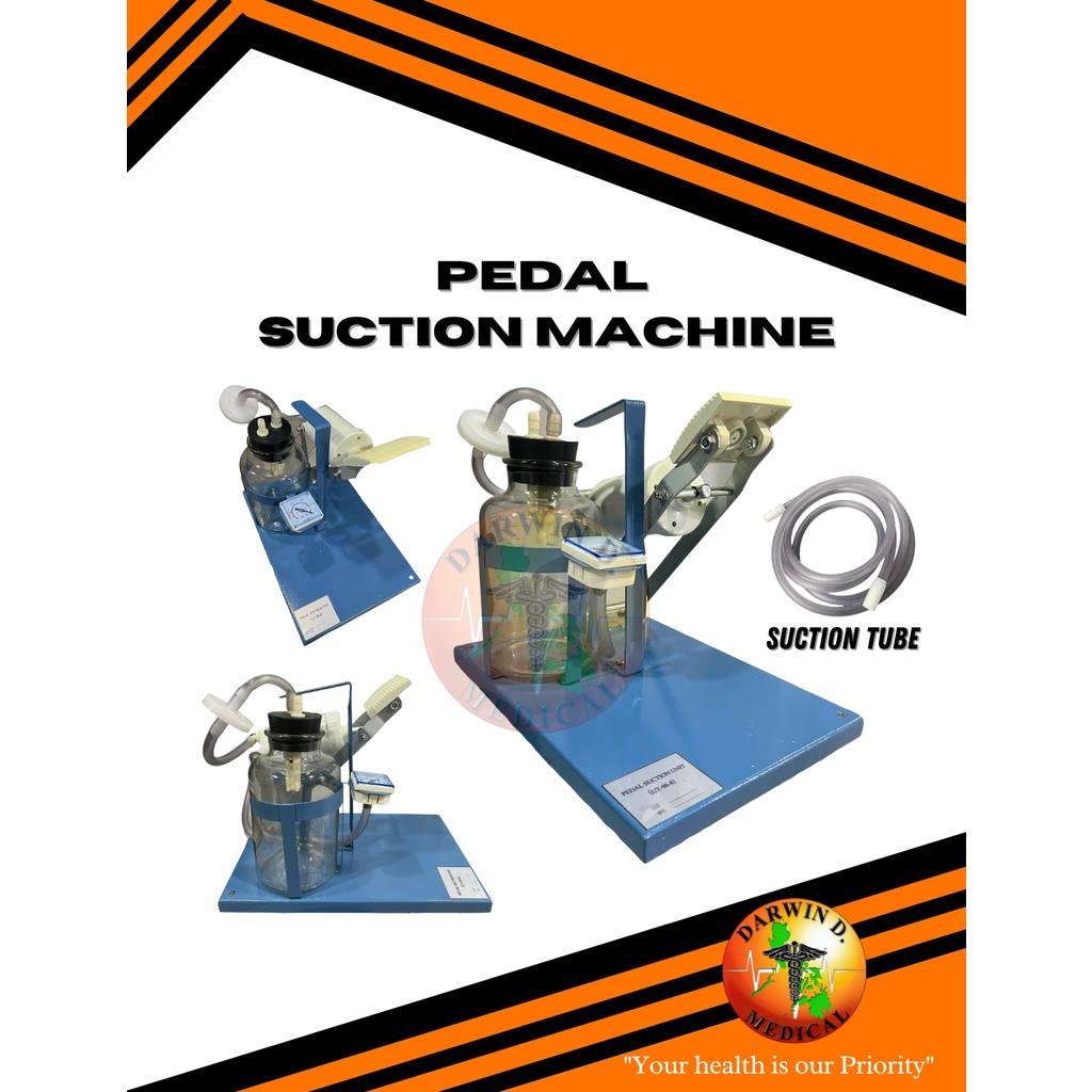 PEDAL/FOOT OPERATED SUCTION MACHINE | Shopee Philippines