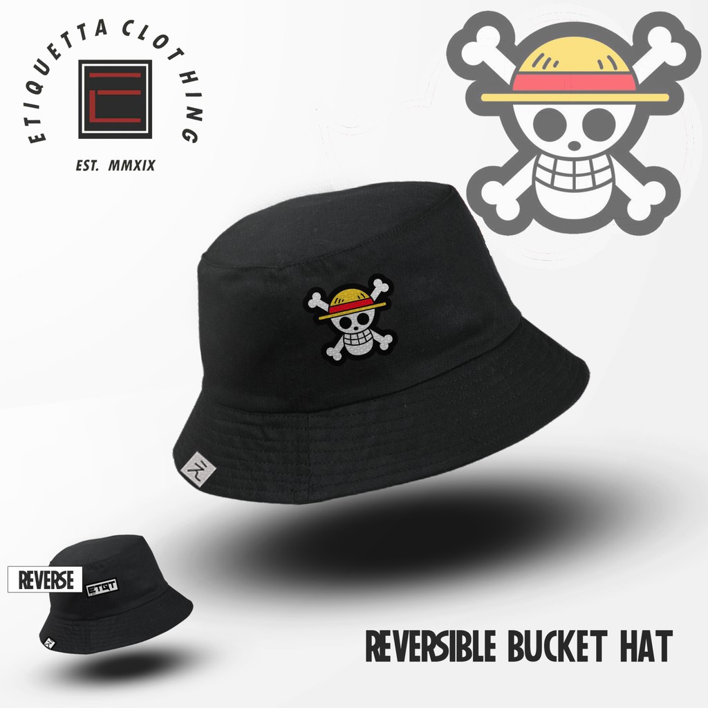 ETQTPH Official - Anime Waway Bucket Hat - One Piece - Luffy | Shopee ...