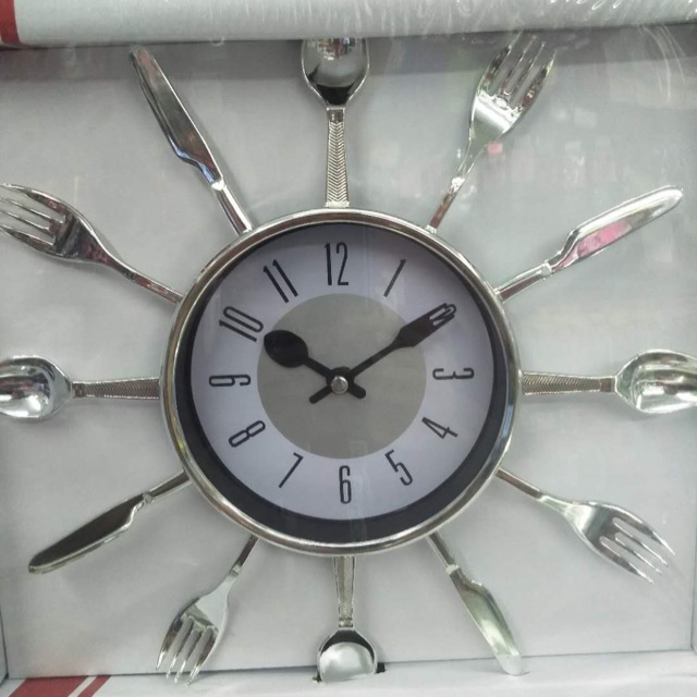 2A WALL CLOCK SPOON AND FORK DESIGN (AP888) | Shopee Philippines