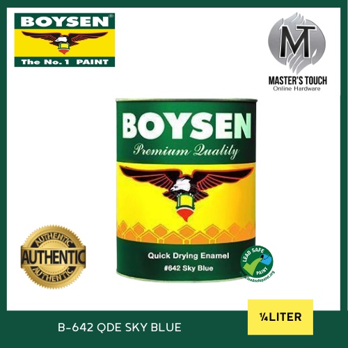 BOYSEN QDE SKY BLUE ¼LITER | Shopee Philippines