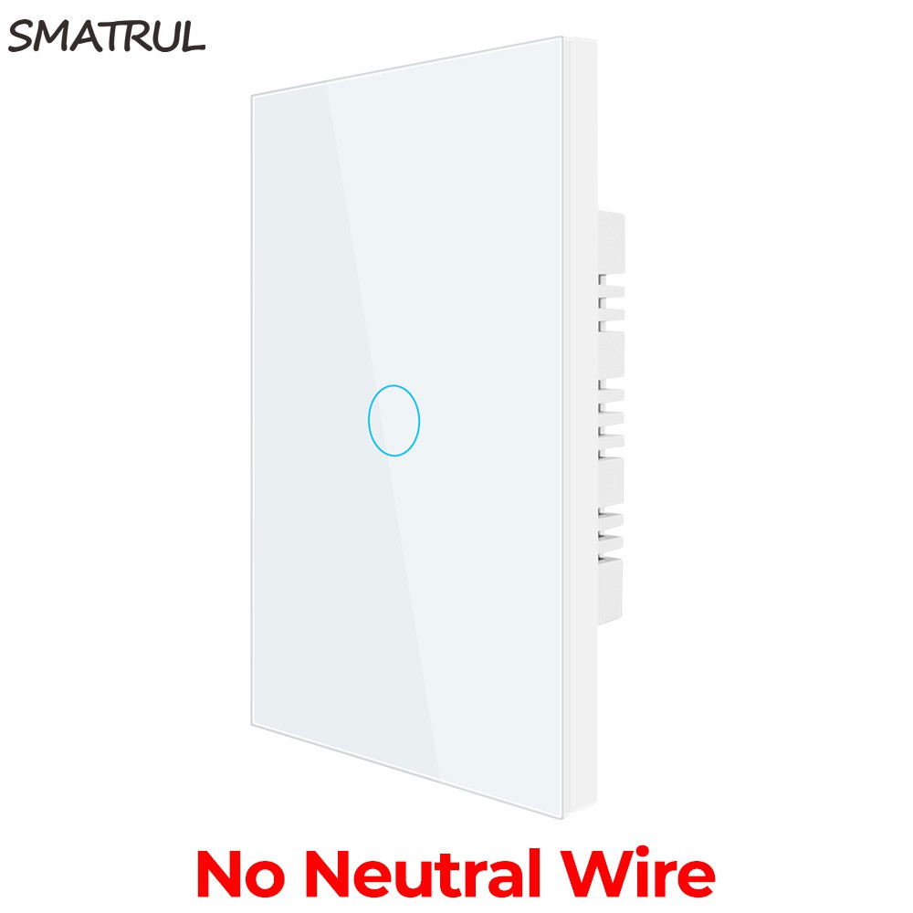SMATRUL Wall Light Touch Sensor Switch No Neutral Wire Required 1 2 3 ...