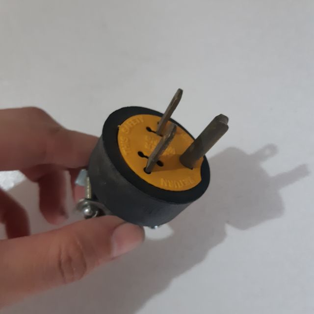 Eagle 3 Pin Rubber Plug Heavy Duty with Ground | Shopee Philippines