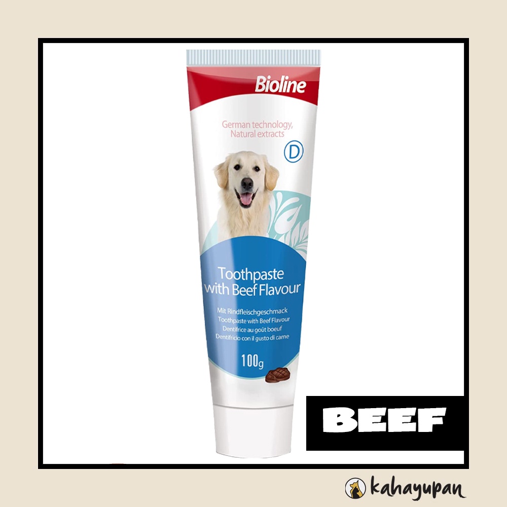 Bioline Pet Toothpaste Beef Flavor (100g) | Shopee Philippines