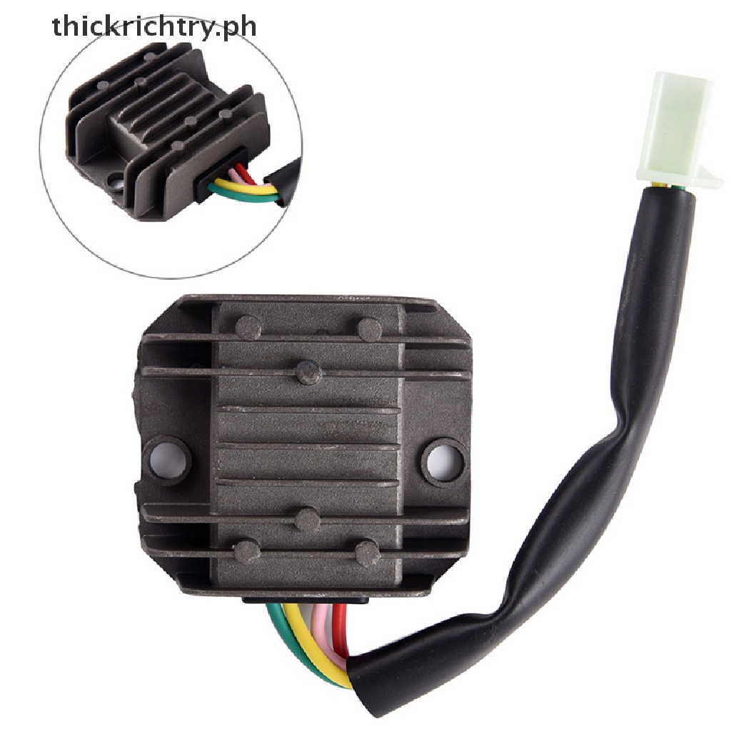 RICHTRY Universal 4 Wire Full Wave Motorcycle Regulator Rectifier for ...